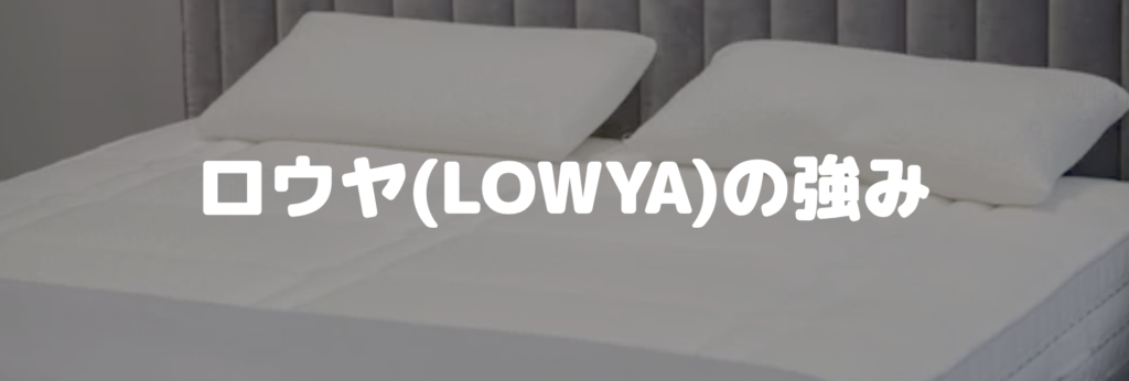 【ヤバい…】LOWYA(ロウヤ)は最悪？怪しいのか辛口検証 - マットレスの教科書